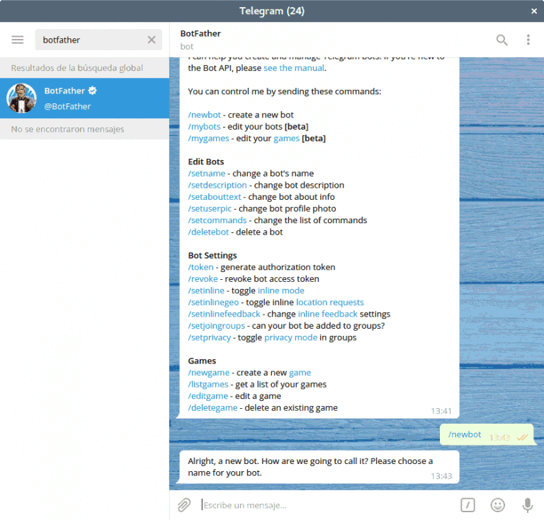 Exprimiendo Telegram. Crea tu propio bot para Telegram. - atareao con Linux