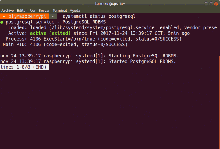 PostgreSQL en la Raspberry Pi, Instalación y configuración. - atareao con Linux