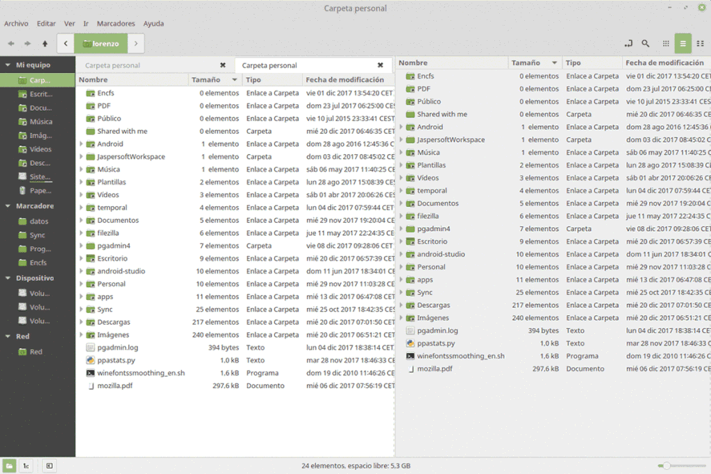 Nemo, el administrador de archivos de Cinnamon - atareao con Linux