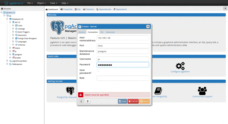 pgAdmin gestión y administración de bases de datos PostgreSQL - atareao con Linux