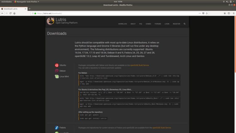 Jugando en Ubuntu de la mano de Lutris - atareao con Linux