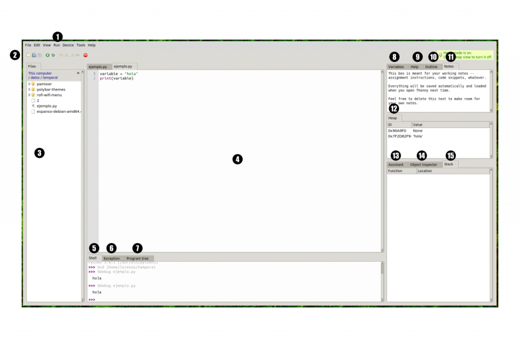 Thonny, un editor Python para principiantes - atareao con Linux